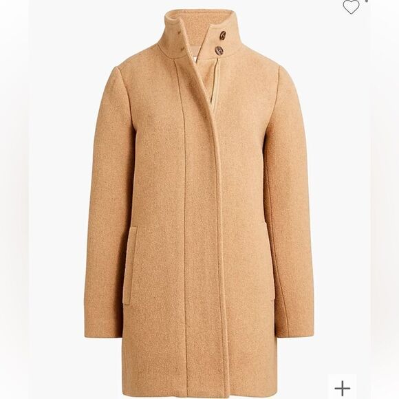 J. Crew Factory | Jackets & Coats | Jcrewfactorybuttonneckcitycoat ...